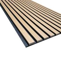 China Polyester Density 1350 - 1700gsm Wood Slat Acoustic Panel For Optimal Acoustic Control for sale