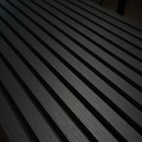 China Polyester Felt Natural Wood Slat Acoustic Panel For Residential Interiors for sale