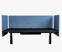 China 100% Polyester Fiber Desk Acoustic Screens Reduce Noise Visual Distractions for sale