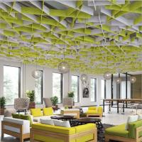 China Recycled Eco Friendly Acoustic Panels High Density PET Ceiling Panels for sale
