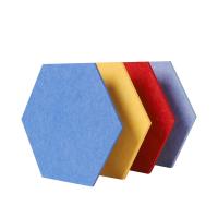 China Self-adhesive Soundproof Wall Panels, Hexagon Sound Absorbing Panel for Bedroom, Game Room, Home Studio for sale