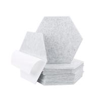 China Self Adhesive Hexagon Acoustic Panels Sound Absorption For House Decoration for sale