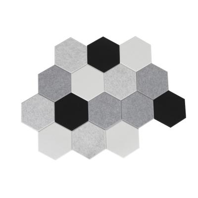 China High Density 1000gsm 3800gsm Hexagonal Acoustic Panels Fire Retardant for sale