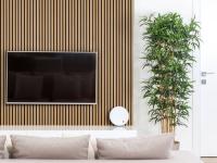 China Slats Laminated Pet Veneer Wood Acoustic Panels Wall Ceiling Soundproof for sale