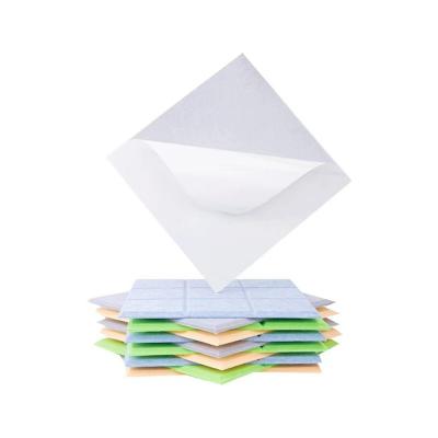 China Self Adhesive Slotted  Polyester Acoustic Panels 600mmx600mm for sale