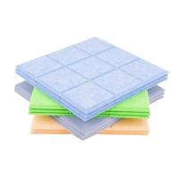 China Self Adhesive Slotted  Polyester Acoustic Panels 600mmx600mm for sale