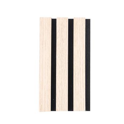 China Sound Absorbing Wood Acoustic Panels Acoustic Wall Panels 2400mmx600mm for sale