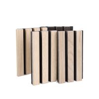China Sound Absorbing Wood Acoustic Panels Acoustic Wall Panels 2400mmx600mm for sale
