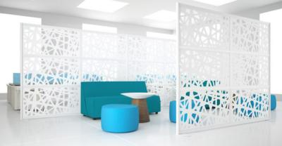 China Office Wall Acoustic Room Dividers Sound Insulation Pet for sale