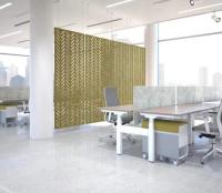 China Office Wall Acoustic Room Dividers Sound Insulation Pet for sale