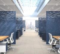 China Office Wall Acoustic Room Dividers Sound Insulation Pet for sale