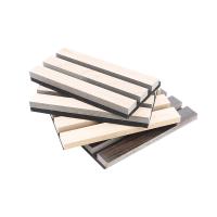 China Sound Proof Acoustic Slat Wood Wall Panel Polyester Wooden Acoustic Panels for sale