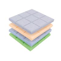 China Self Adhesive Sound Absorbing Polyester Acoustic Panels 1220x2440mm for sale