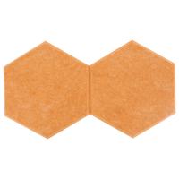 China Custom Sound Proofing Ceiling Panels Polyester Fiber Hexagon Acoustic Panels for sale
