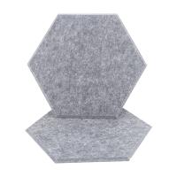 China High Density Padding Hexagonal Acoustic Panels Sound Absorbing for sale
