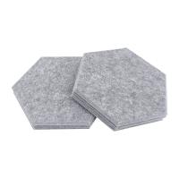China High Density Padding Hexagonal Acoustic Panels Sound Absorbing for sale