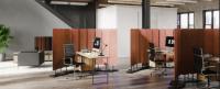 China Sound Absorption Polyester Fiber Acoustic Office Space Divider 9mm 12mm for sale