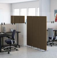 China Sound Absorption Polyester Fiber Acoustic Office Space Divider 9mm 12mm for sale