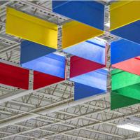 China Noise Reduce Recycled Pet Felt Acoustic Ceiling Board Sound Deadener Insulation for sale