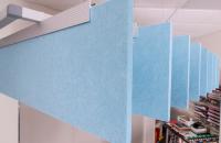 China Noise Reduce Rectangular Sound Absorbing Insulation Panels Eco Acoustic Panel for sale