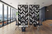 China Flame Retardant Acoustic Office Dividers Pet Felt Polyester 1220mmx2440mm for sale