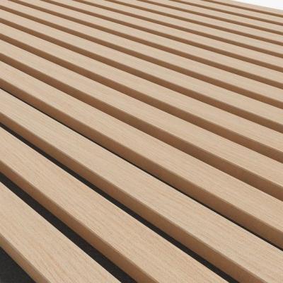China Eco Perforated Wood Acoustic Panels 21mm Natural Oak Surface for sale