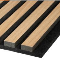 China Eco Perforated Wood Acoustic Panels 21mm Natural Oak Surface for sale