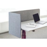 China PET Acoustic Desk Screen Sound Absorbing Office Furniture Space Dividers for sale