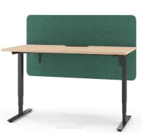 China PET Acoustic Desk Screen Sound Absorbing Office Furniture Space Dividers for sale
