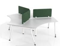 China Eco friendly Desk Acoustic Screens Acoustic Noise Cancellation Office Desk Screen for sale