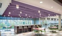 China Eco Decoration Wave Shaped 3D Acoustic Ceiling Board Polyester Fiber for sale