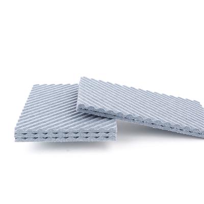 China High Density Slotted Polyester Sound Absorbing Panels Office Wall for sale