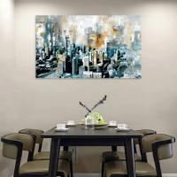 China HD Art Printing Acoustic Fabric Wall Art Panels For Office Living Room for sale