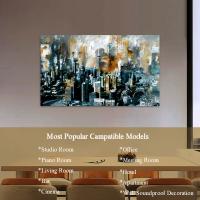 China HD Art Printing Acoustic Fabric Wall Art Panels For Office Living Room for sale