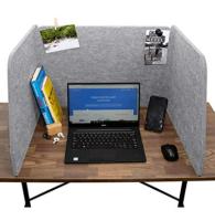 China Office School Desk Foldable Polyester Fiber Acoustic Panel Dividers 3mm 25mm for sale