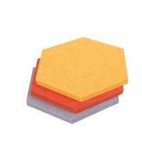 China Soundproofing Wall Hexagonal Acoustic Panels Fire Retardant High Density for sale