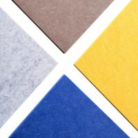 China 9mm Fireproof Acoustic Panels Polyester Fiber Felt 1220x2420mm for sale