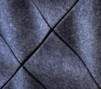 China 3D Wave Wall Decorative Soundproof Acoustic Panel Polyester Fiber for sale