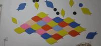 China Special Shaped Carved Sound Absorbing Board Wall Decorative Pet Acoustic Panel for sale