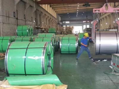 China Cold Rolled Polished Stainless Steel Sheet Metal Coil 304 410 430 Grade for sale