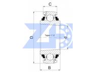 China Insert Ball Bearing LK 214 2F Pillow Block Bearing 70mm Bore High Precision for sale