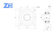 China SLMS 308 MR 3L UCFE 308 Pillow Block Bearing for Driving Motion 40mm Bore for sale