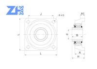 China SLMS 308 MR 3L CE066 Pillow Ball Bearing Unit Cylindrical Bore 35mm for sale