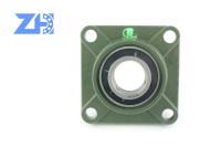 China UCF208 Square Flanged Ball Bearing Unit 40mm Bore Cast Iron Housing Self-Aligning for sale