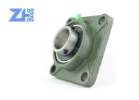 China UCF208 Square Flanged Ball Bearing Unit 40mm Bore Cast Iron Housing Self-Aligning for sale