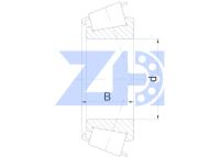 China High Quality Tapered Roller Bearing JLM710949 45mm Bore 90mm OD for Heavy Load Applications for sale