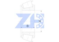 China JP10049 Tapered Roller Bearing Single Row 28.575mm x 73.025mm High Durability for sale