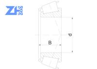 China L44649 Inch Tapered Roller Bearing 26.988x50.292x14.224mm Bearing Steel High Durability for sale