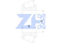 China Tapered Roller Bearing LM300849 41mm x 68mm x 17.5mm Chrome Steel High Speed for sale