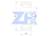 China Full Complement Cylindrical Roller Bearing F202965.RNU 30.088x60x28mm for Hydraulic Pump for sale